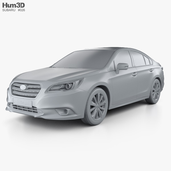 Subaru Legacy 2017 3D model - Download Sedan on 3DModels.org