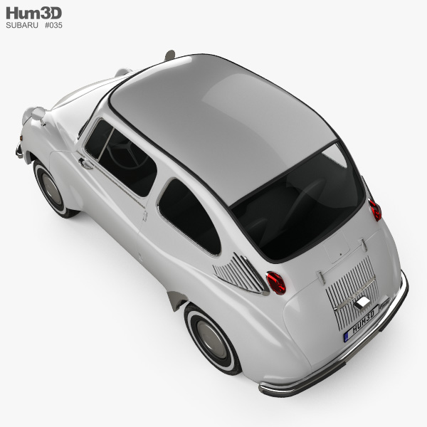 Subaru 360 1958 3D model - Download Sports car on 3DModels.org