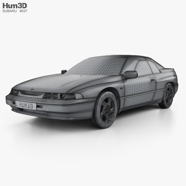 Subaru SVX 1997 3D model - Download Sports car on 3DModels.org
