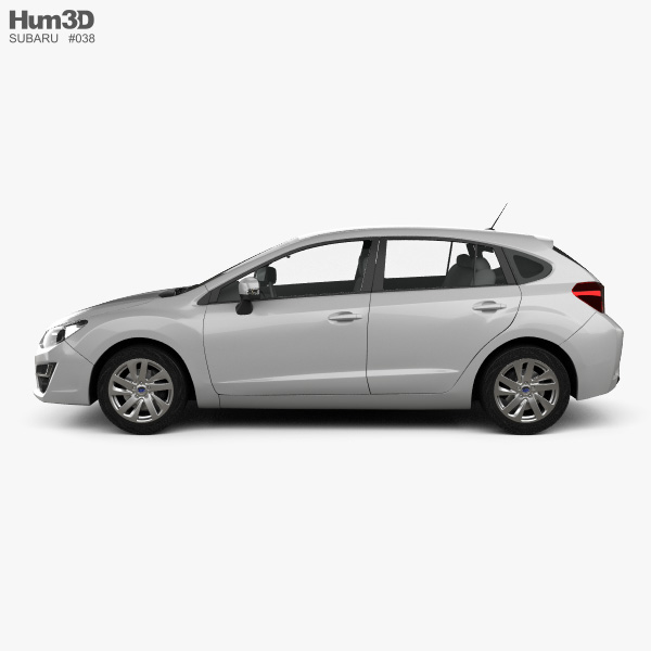 Subaru Impreza hatchback 2018 3D model - Download Hatchback on 3DModels.org