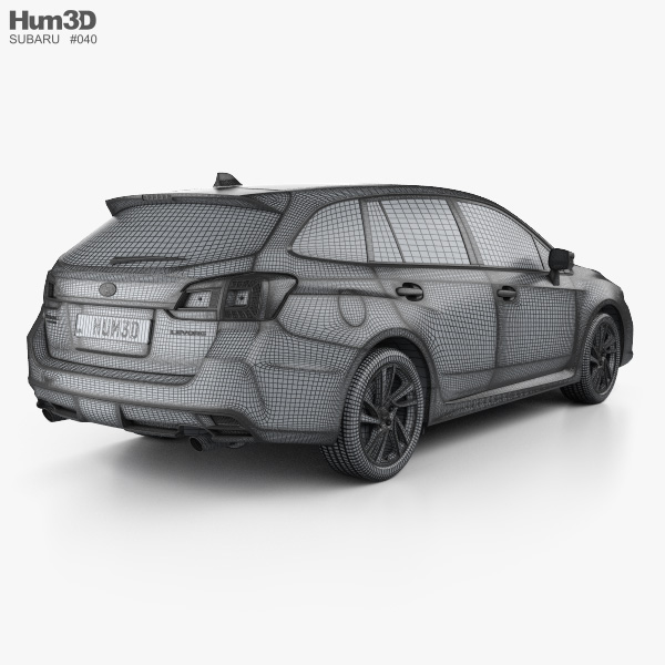 Subaru Levorg 1996 3D model - Download Wagon car on 3DModels.org