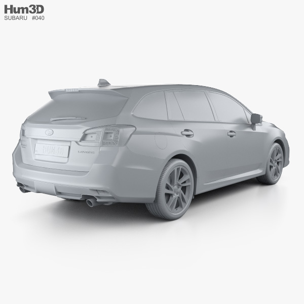 Subaru Levorg 1996 3D model - Download Wagon car on 3DModels.org