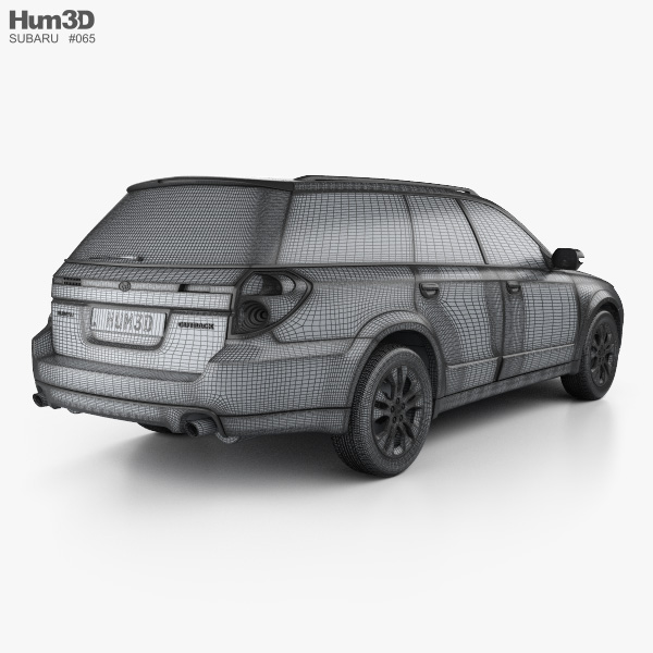 Subaru Outback 2012 Modelo 3D - Descargar Wagon car on 3DModels.org