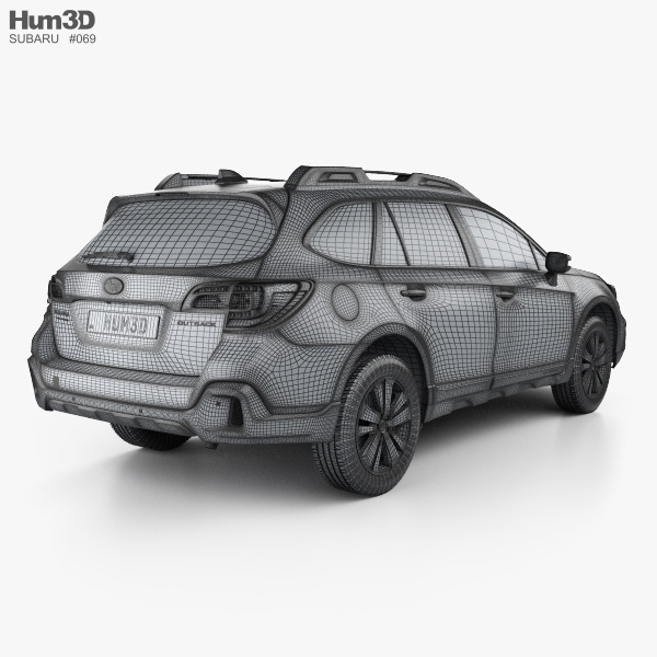 Subaru Outback US-spec 2020 3D model - Download Wagon car on 3DModels.org