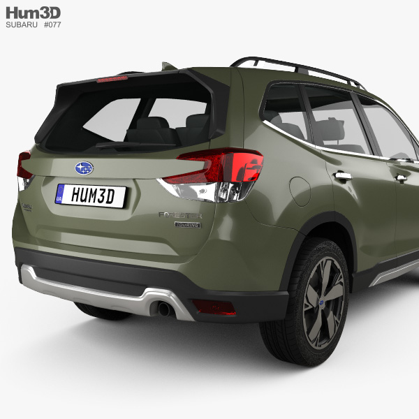 Subaru Forester Touring 2021 3D model - Download Crossover SUV on ...