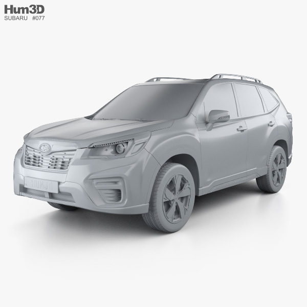 Subaru Forester Touring 2021 3D model - Download Crossover SUV on ...