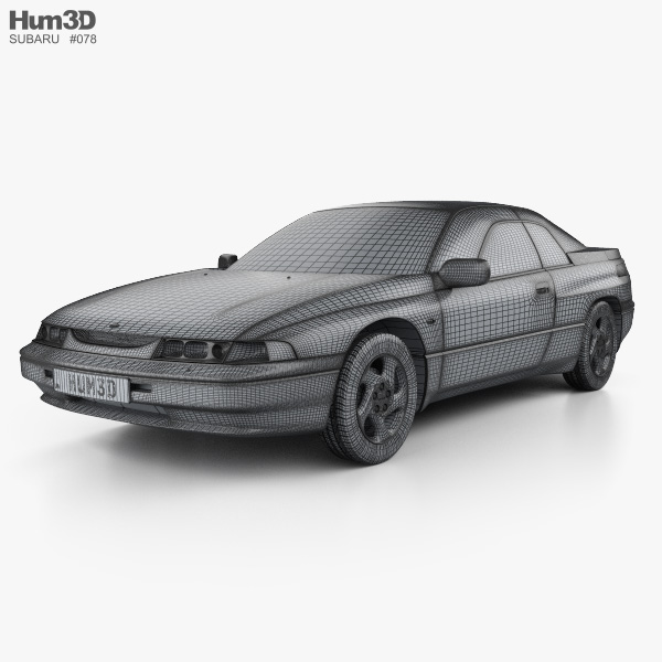 Subaru SVX con interior 1997 Modelo 3D - Descargar Sports car on ...