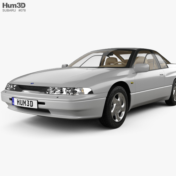 Subaru SVX with HQ interior 1997 3D model - Download Sports car on ...