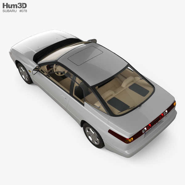 Subaru SVX with HQ interior 1997 3D model - Download Sports car on ...