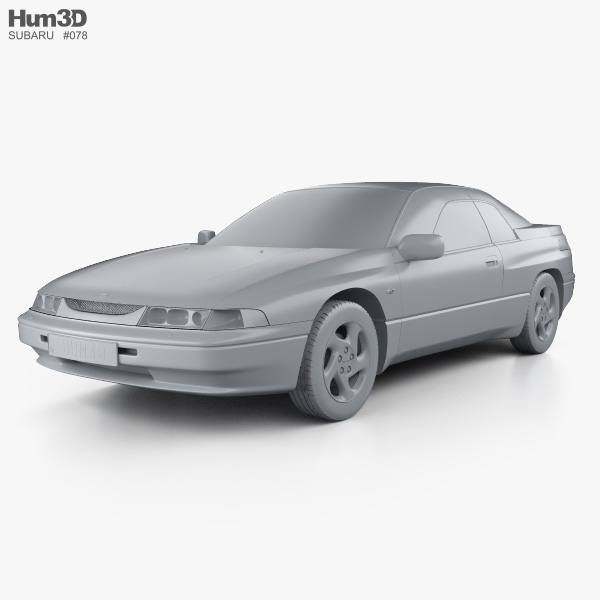 Subaru SVX with HQ interior 1997 3D model - Download Sports car on ...