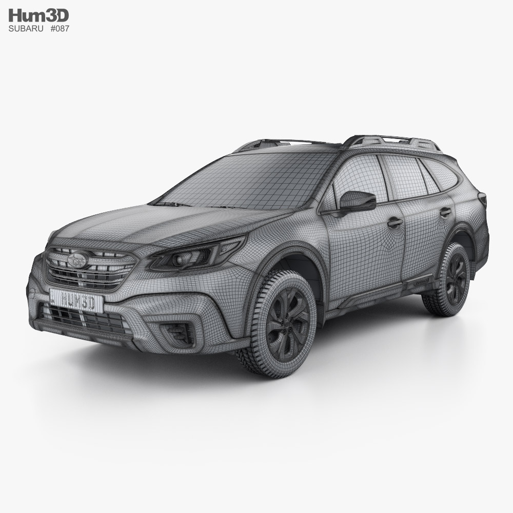 Subaru Outback Touring 2023 3D model - Download Wagon car on 3DModels.org