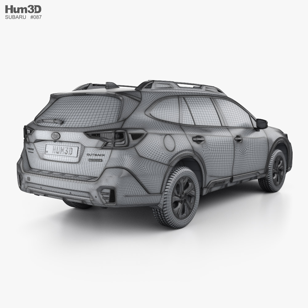 Subaru Outback Touring 2023 3D model - Download Wagon car on 3DModels.org