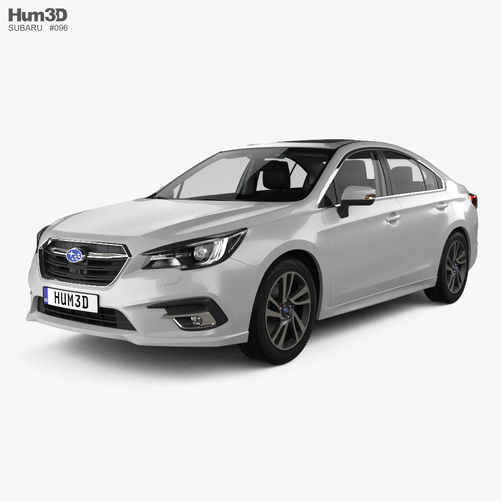 Subaru Legacy with HQ interior 2022 3D model - Download Sedan on ...