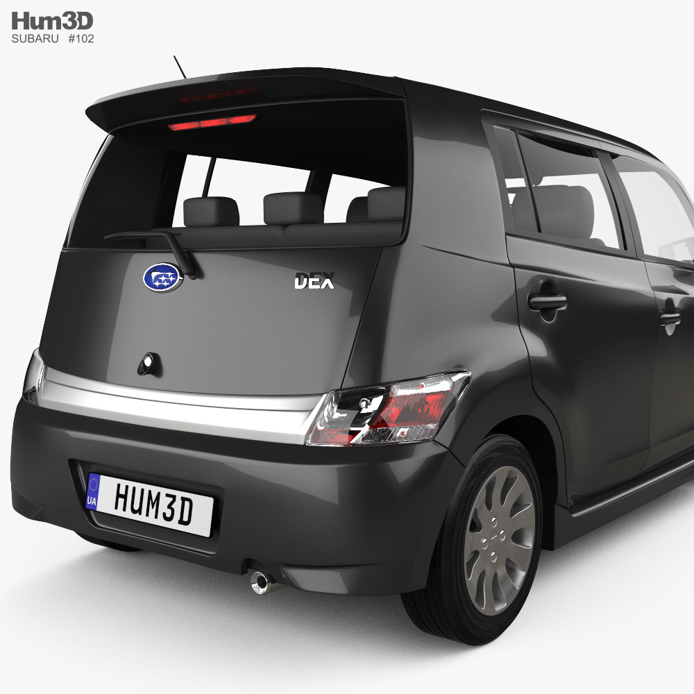 Subaru Dex 2011 3D model - Download Hatchback on 3DModels.org