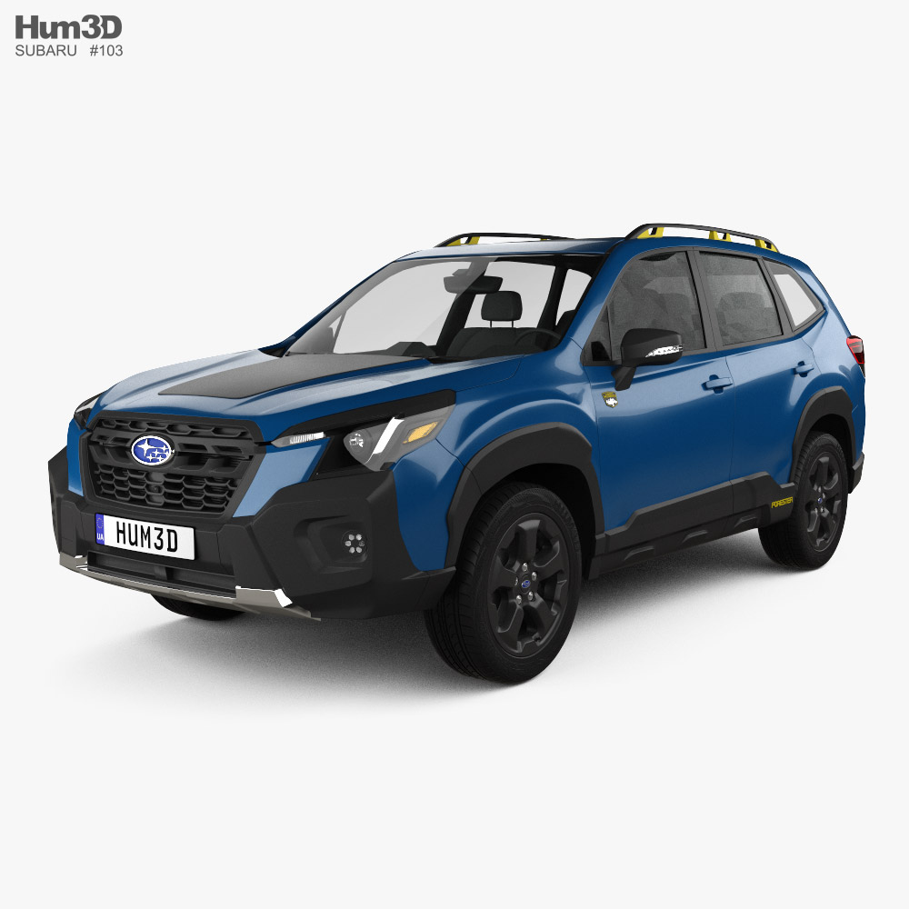 Subaru Forester Wilderness US-spec 2025 3D model - Download Crossover ...