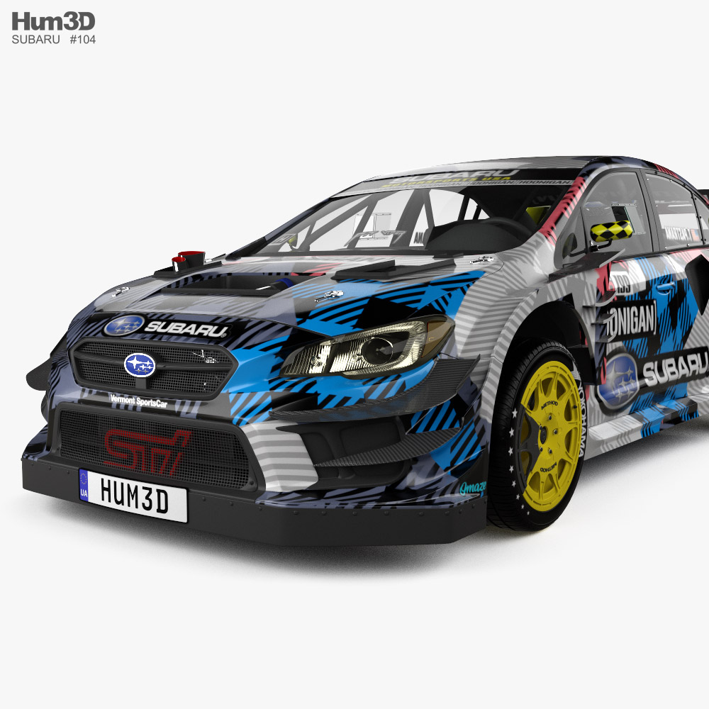 Subaru WRX STI Gymkhana 2023 3D model - Download Sports car on 3DModels.org