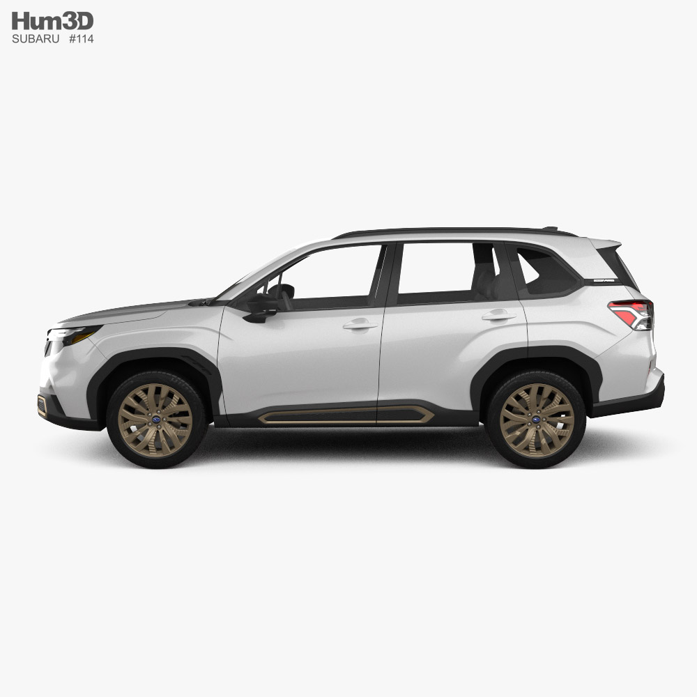 Subaru Forester Sport 2025 3D model - Download Crossover SUV on ...