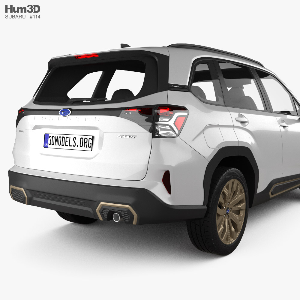 Subaru Forester Sport 2025 3D model - Download Crossover SUV on ...