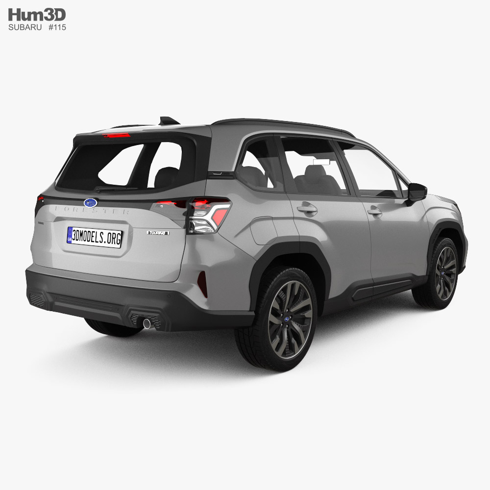 Subaru Forester Touring 2025 3D model - Download Crossover SUV on ...