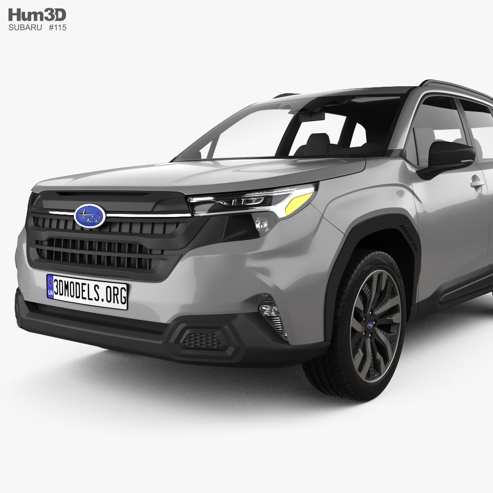 Subaru Forester Touring 2025 3D model - Download Crossover SUV on ...