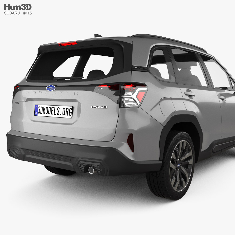 Subaru Forester Touring 2025 3D model - Download Crossover SUV on ...