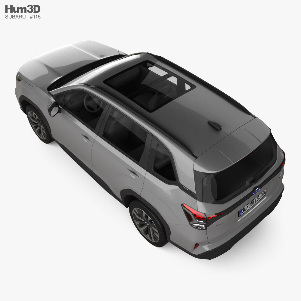 Subaru Forester Touring 2025 3D model - Download Crossover SUV on ...