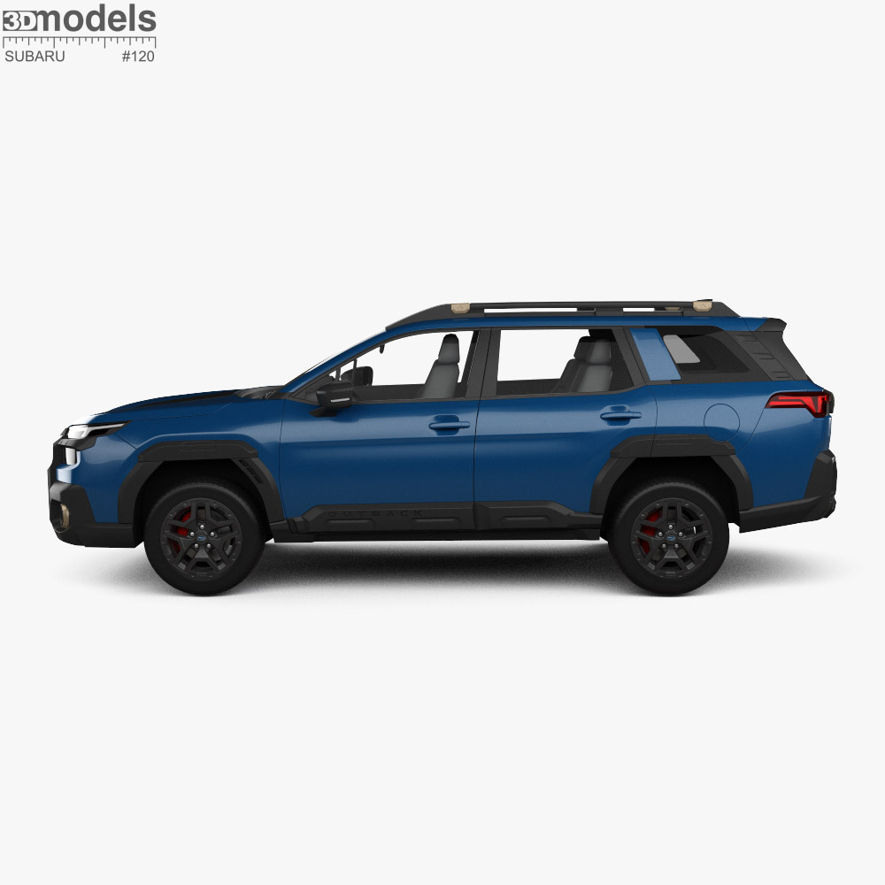 Subaru Outback Wilderness 2025 3D model - Download Crossover SUV on ...