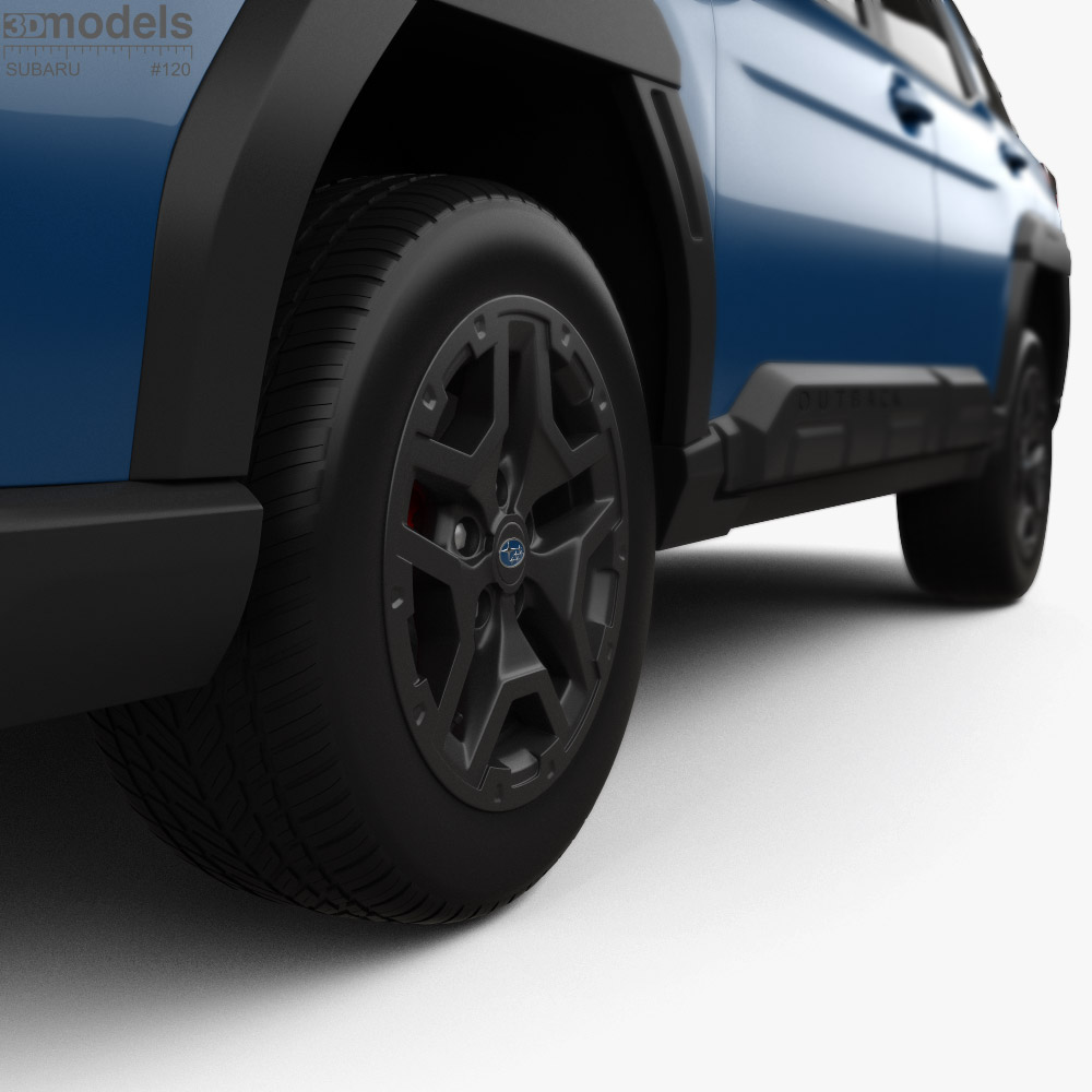 Subaru Outback Wilderness 2025 3D model - Download Crossover SUV on ...