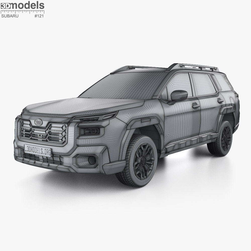 Subaru Outback Touring XT 2025 3D model - Download Crossover SUV on ...