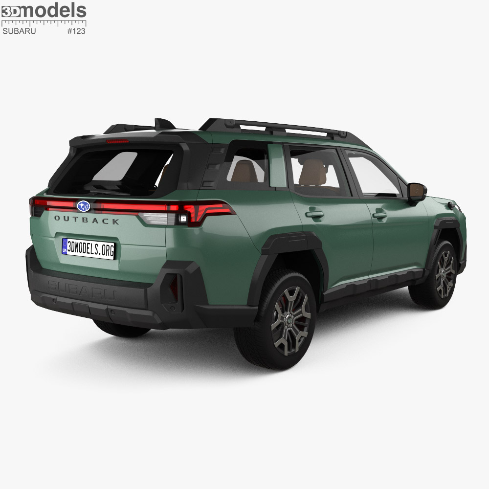 Subaru Outback Touring XT с детальным интерьером 2025 3D модель ...