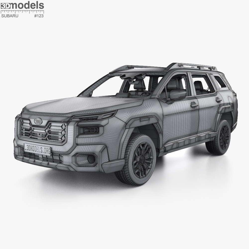 Subaru Outback Touring XT with HQ interior 2025 3D model - Download ...