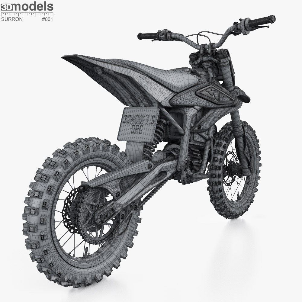 Surron Hyper Bee 2025 3D model - Download Motorcycle on 3DModels.org