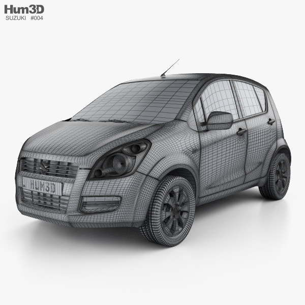 Suzuki Splash 2011 3D model - Download Hatchback on 3DModels.org