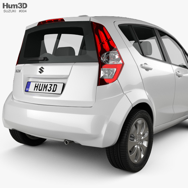 Suzuki Splash 2011 3D model - Download Hatchback on 3DModels.org