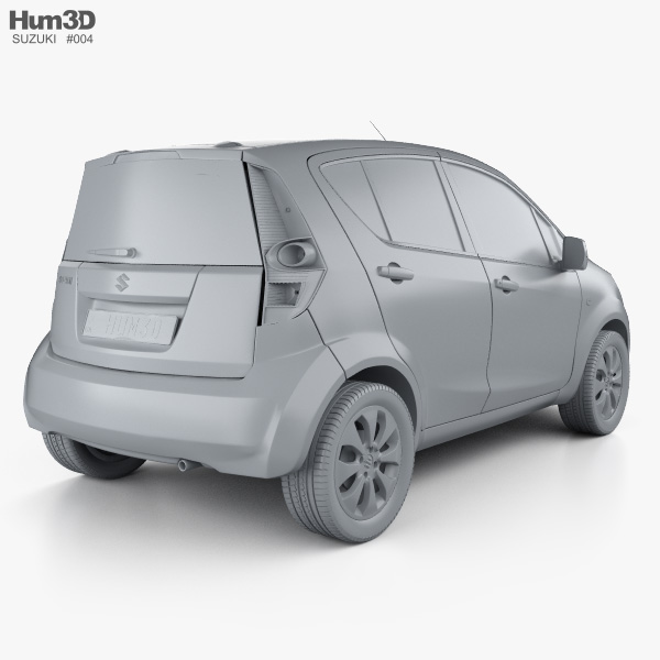 Suzuki Splash 2011 3D model - Download Hatchback on 3DModels.org