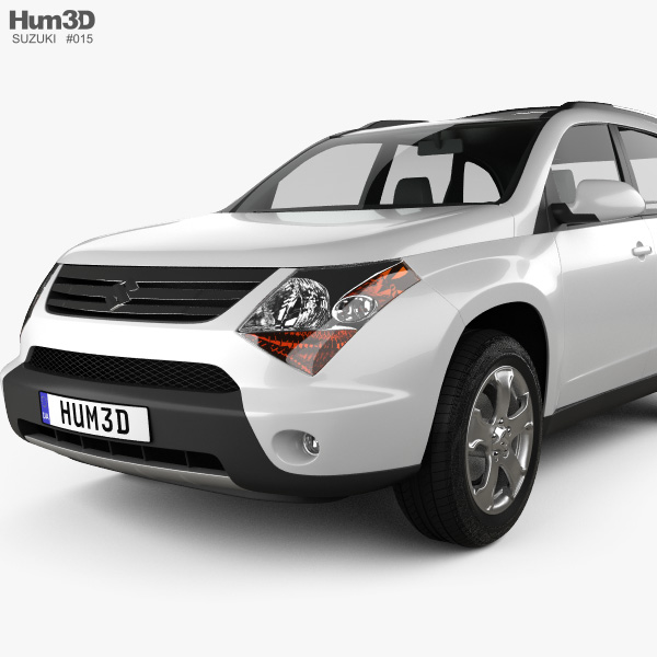 Suzuki XL7 2009 3D model - Download Crossover SUV on 3DModels.org