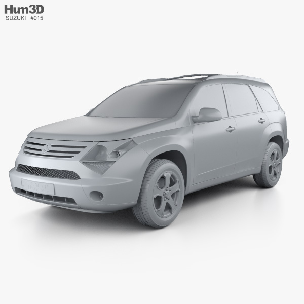 Suzuki XL7 2009 3D model - Download Crossover SUV on 3DModels.org