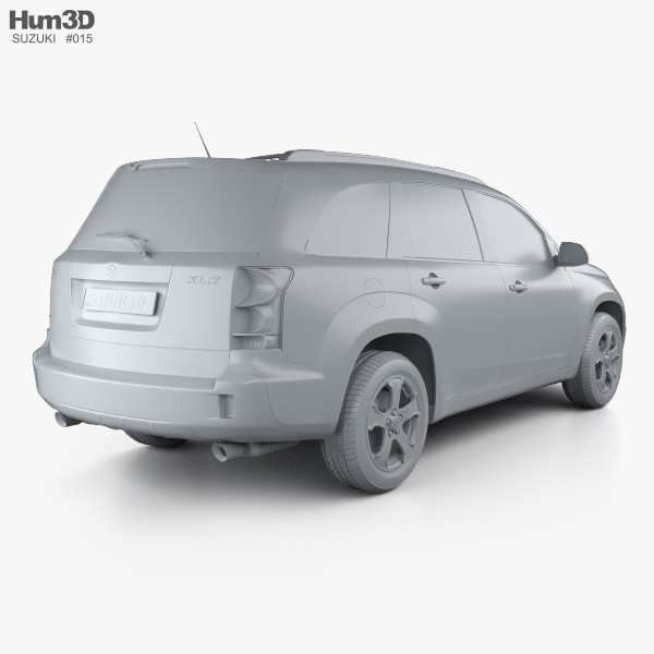Suzuki XL7 2009 3D model - Download Crossover SUV on 3DModels.org