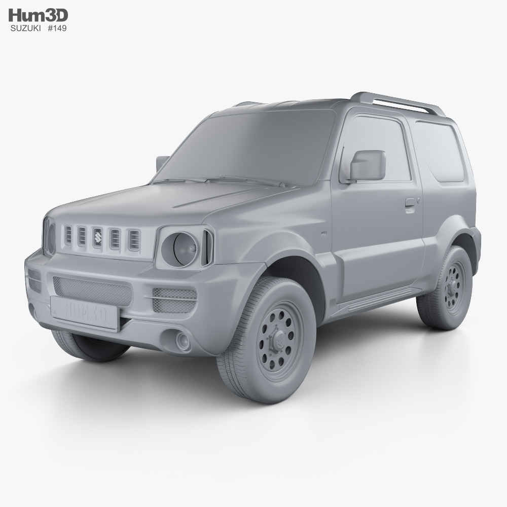 Suzuki Jimny 2015 3D model - Download Crossover SUV on 3DModels.org