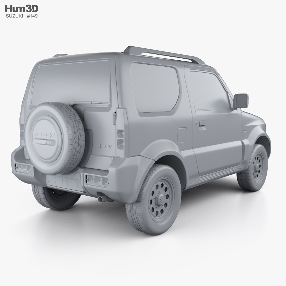 Suzuki Jimny 2015 3D model - Download Crossover SUV on 3DModels.org