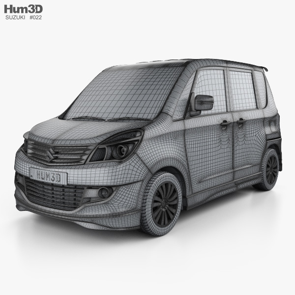 Suzuki Solio S 2015 3D model - Download Hatchback on 3DModels.org