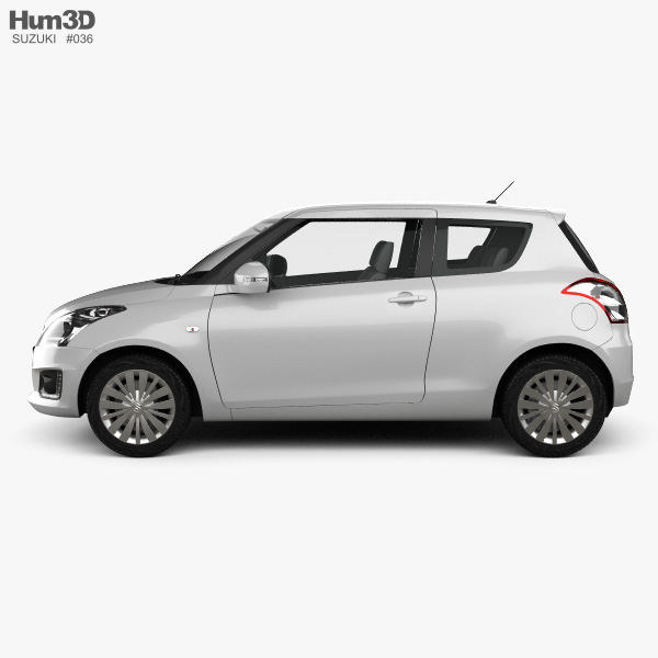 Suzuki Swift hatchback 3 puertas 2017 Modelo 3D - Descargar Hatchback ...