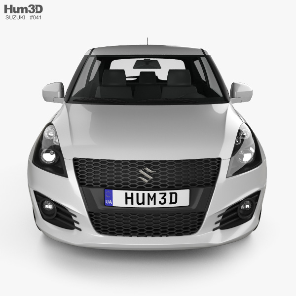 Suzuki Swift Sport hatchback 3-door 2017 3D model - Download Hatchback ...