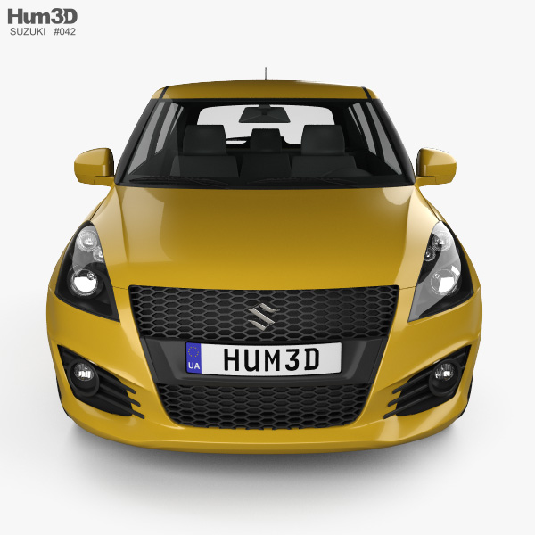 Suzuki Swift Sport hatchback 5-door 2017 3D model - Download Hatchback ...