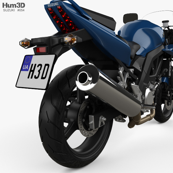 Suzuki SV650S 2015 3D model - Download Motorcycle on 3DModels.org