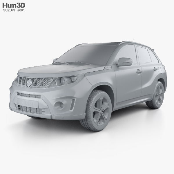 Suzuki Vitara S 2018 3D model - Download Crossover SUV on 3DModels.org