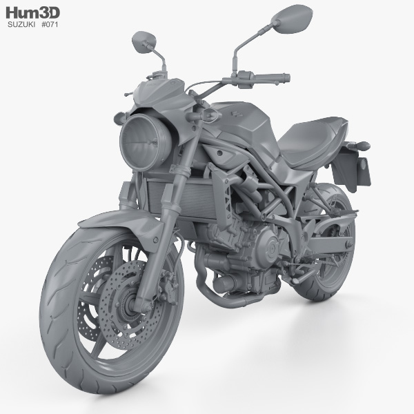 スズキ SV650 2017 3Dモデル - ダウンロード モーターサイクル オン 3DModels.org