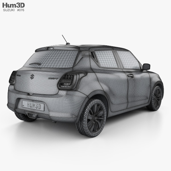 Suzuki Swift 2020 3D model - Download Hatchback on 3DModels.org