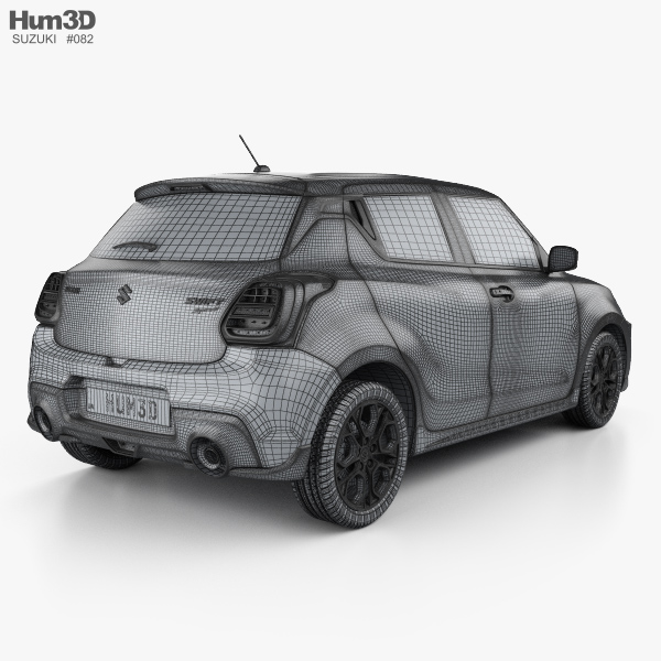 Suzuki Swift Sport 2020 Modelo 3D - Descargar Hatchback activado ...