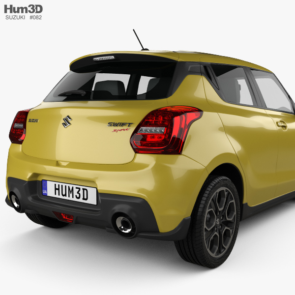 Suzuki Swift Sport 2020 Modelo 3D - Descargar Hatchback activado ...